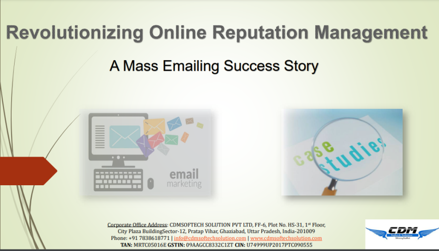 Case Studies - CDMSoftech Solution